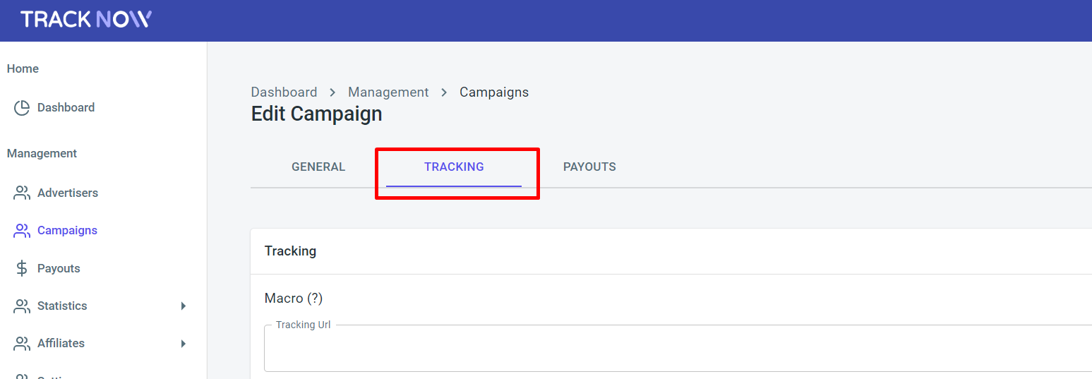 Creating Goals - Tracknow
