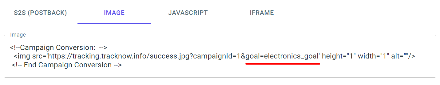 Creating Goals - Tracknow